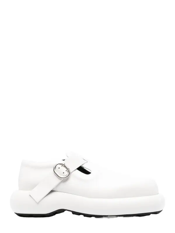 JIL SANDER Scarpe Leather Loafers - White