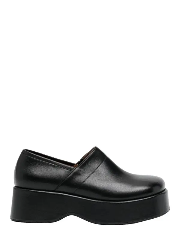 REJINA PYO Lucie Platform Clogs - Black