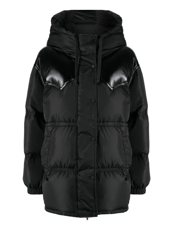 STAND STUDIO Matterhorn Panelled Padded Coat - Black