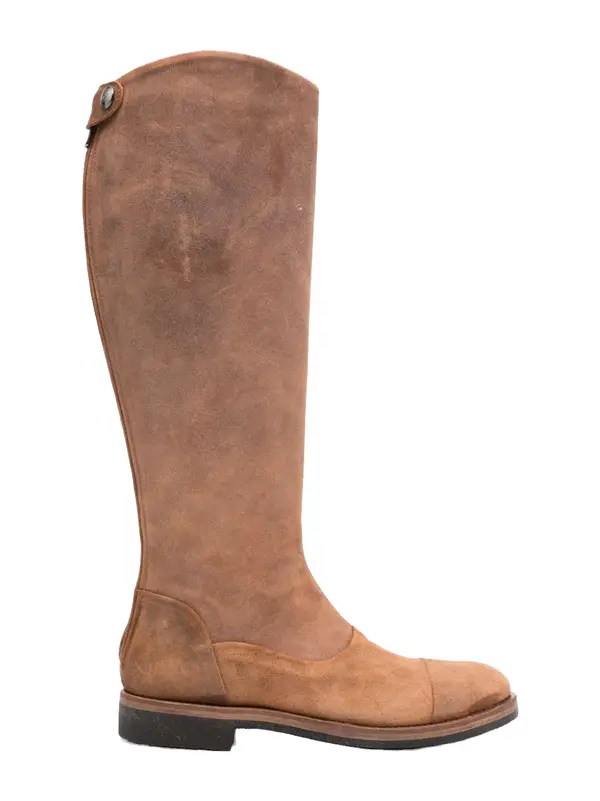 ALBERTO FASCIANI Zipped Knee-length Boots - Brown