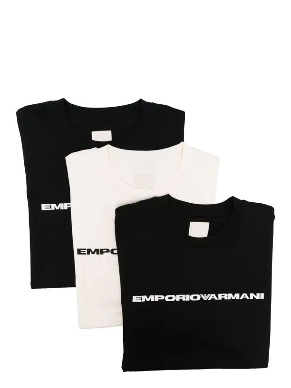 Emporio Armani Logo-print Cotton T-shirt - White