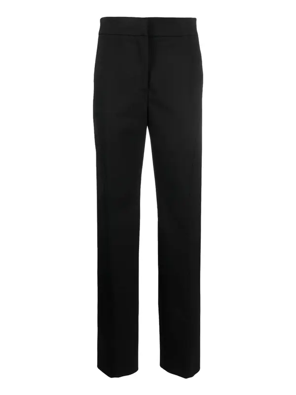 GENNY Straight-leg Tailored Trousers - Black