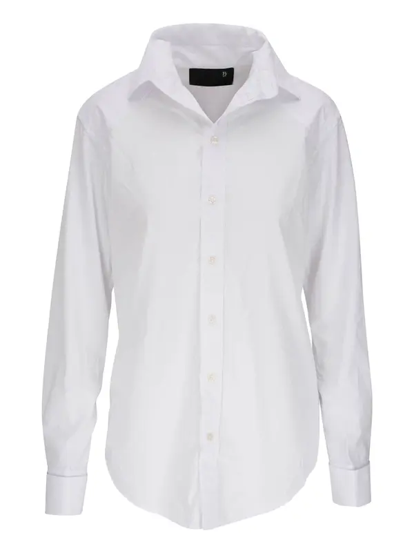 R13 Long-sleeved Button-down Shirt - White