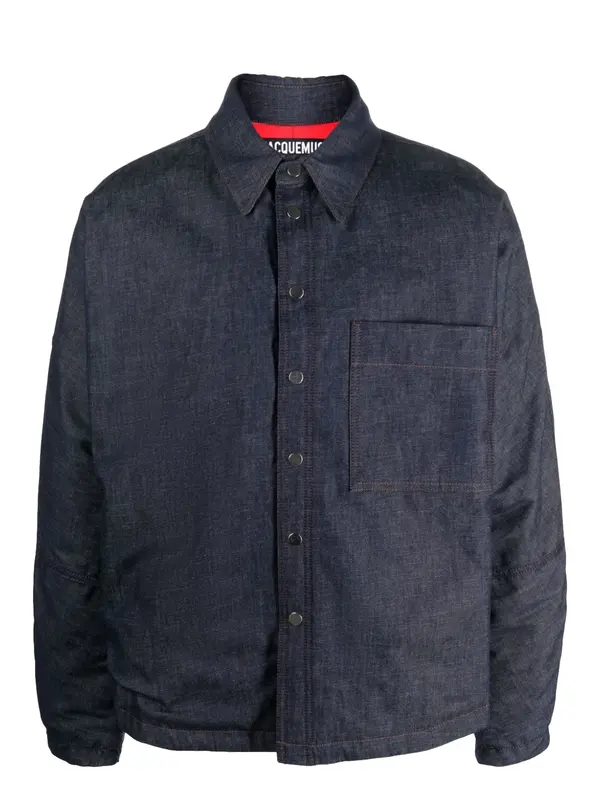 Jacquemus La Surchemise De Nîmes Overshirt - Blue