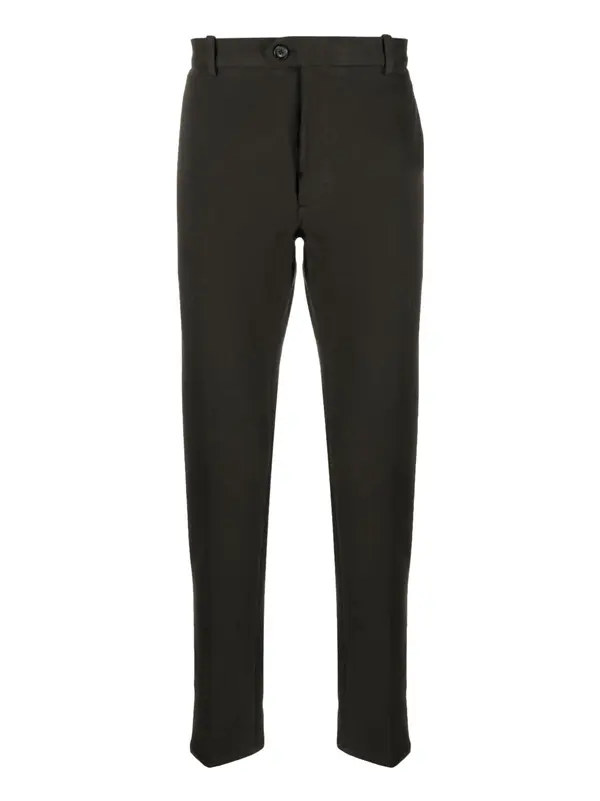 CIRCOLO 1901 Mid-rise Straight-leg Trousers - Green
