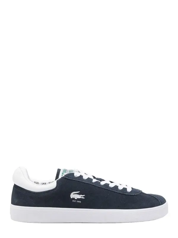 Lacoste Logo-debossed Suede Sneakers - Blue