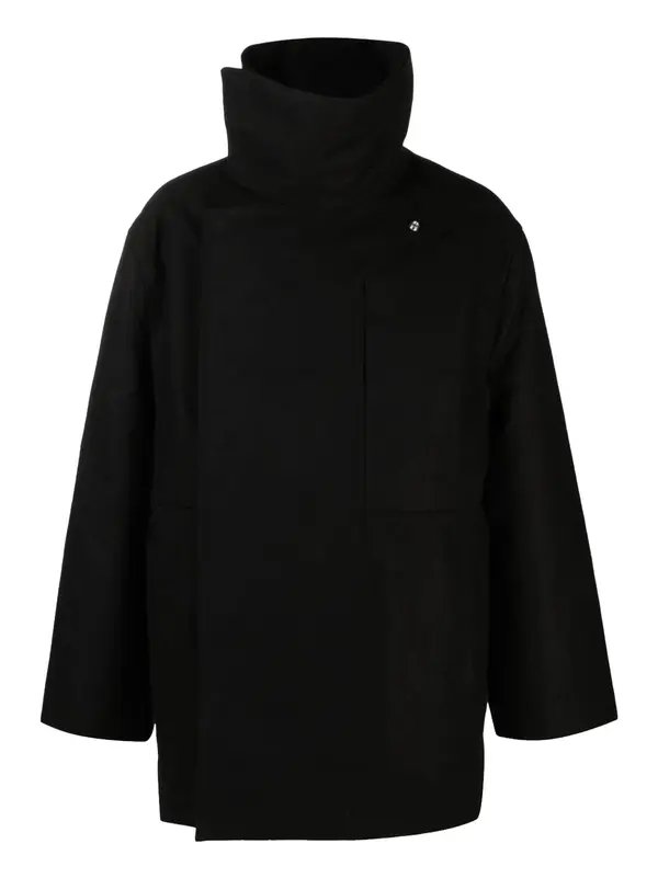 Rick Owens Jumbo Funnel-neck Down Coat - Black