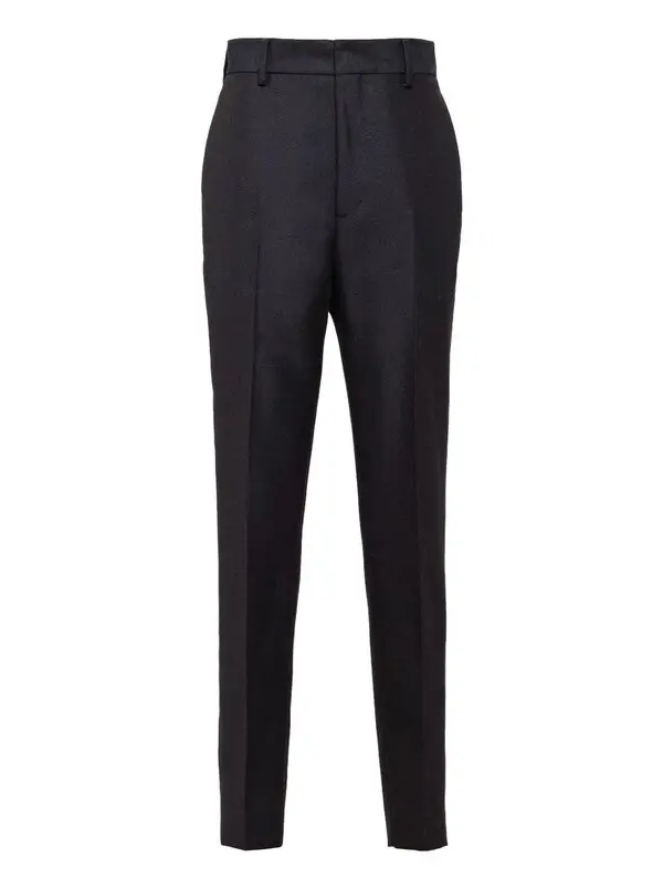 Prada Mid-rise Tailored Trousers - Blue