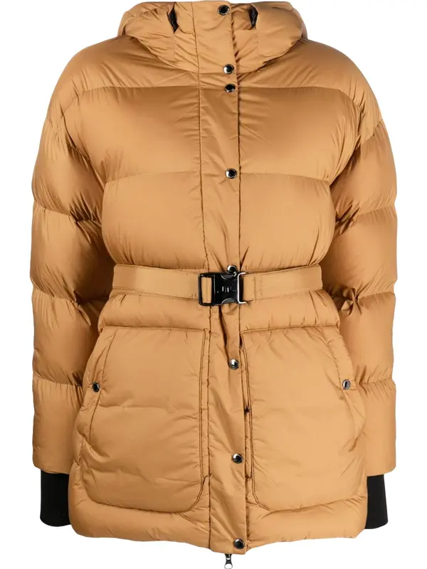 J. Lindeberg Coyote Belted Padded Jacket - Brown