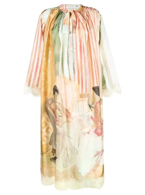 Zimmermann Luminosity Midi Dress - Pink