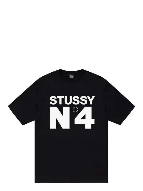 StÜssy No.4 Tee - Black