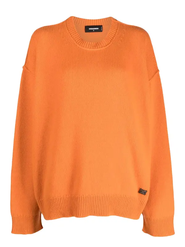 Dsquared2 Wool-cashmere Jumper - Orange