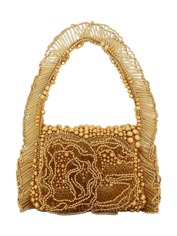 Dolce & Gabbana Crystal-embellished Tote - Gold