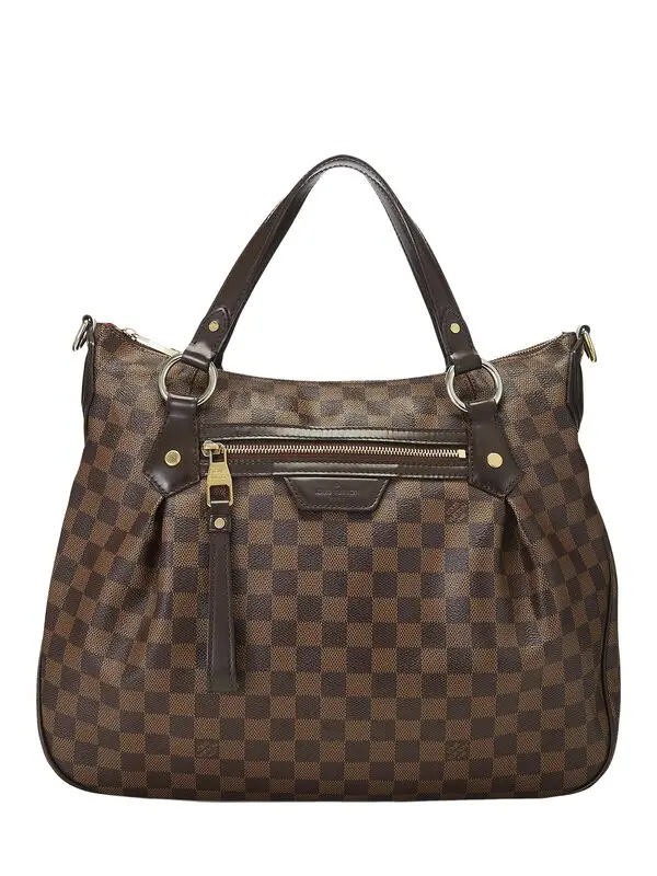 LOUIS VUITTON Damier Ebene Evora - Brown
