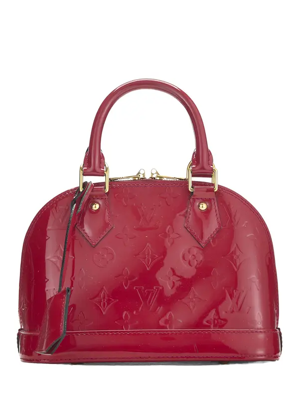 LOUIS VUITTON Monogram Vernis Alma - Red