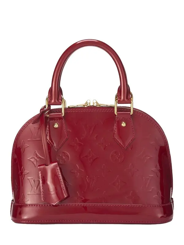 LOUIS VUITTON Monogram Vernis Alma - Red