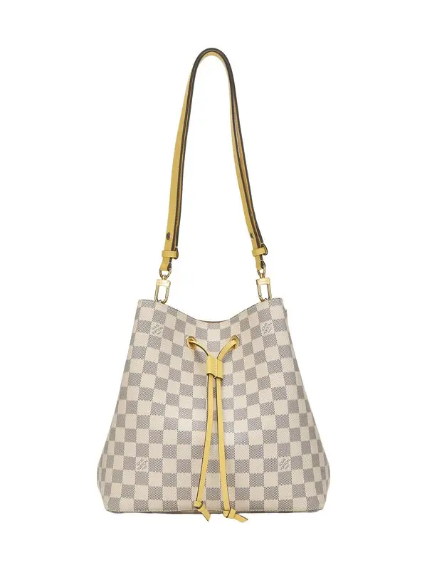 LOUIS VUITTON Damier Azur Neo Bucket Bag - Yellow