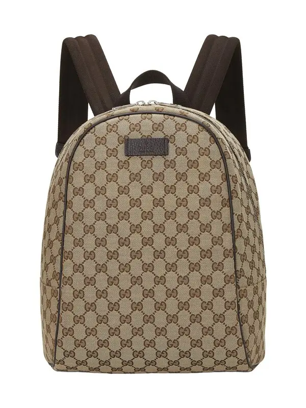 Gucci Original Gg Canvas Backpack - Beige