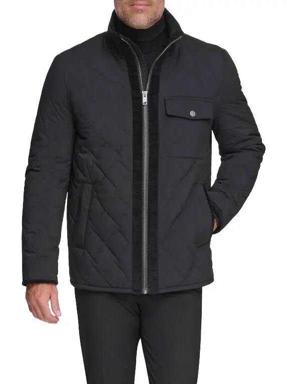 Andrew Marc Amberg Water Resistant Jacket - Black