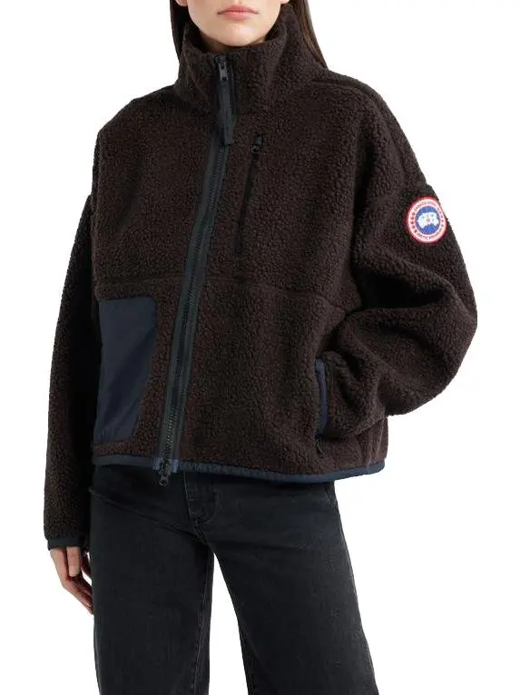 Canada Goose Simcoe Wool-blend Fleece Jacket - Terra