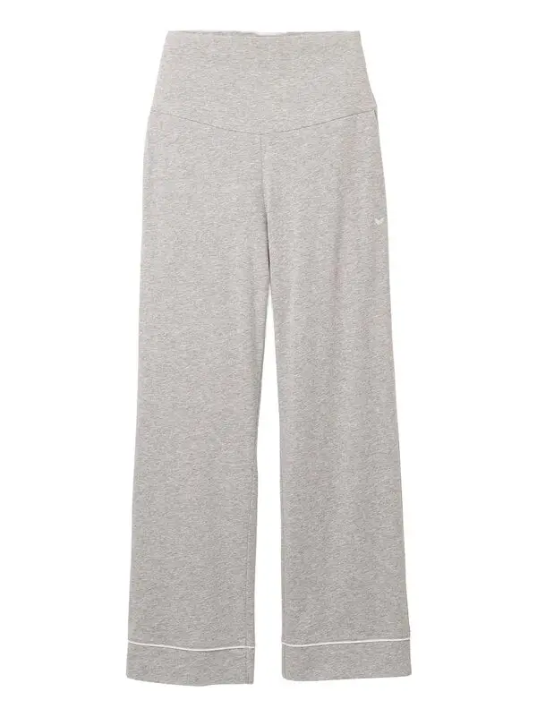 PETITE PLUME Luxe Pima Cotton Maternity Pants - Heather Grey