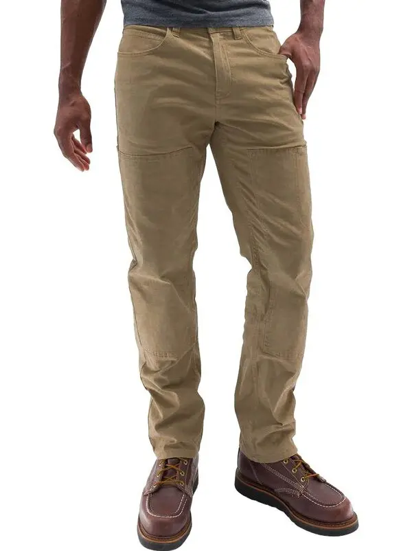 DEVIL-DOG DUNGAREES Stretch Cotton Carpenter Pants - Rugged Tan