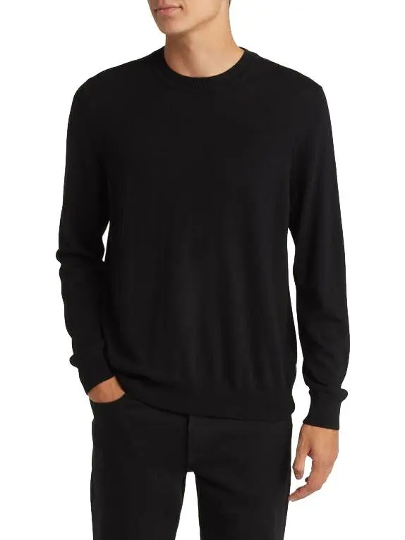 Nn07 Ted 6605 Wool Sweater - Black