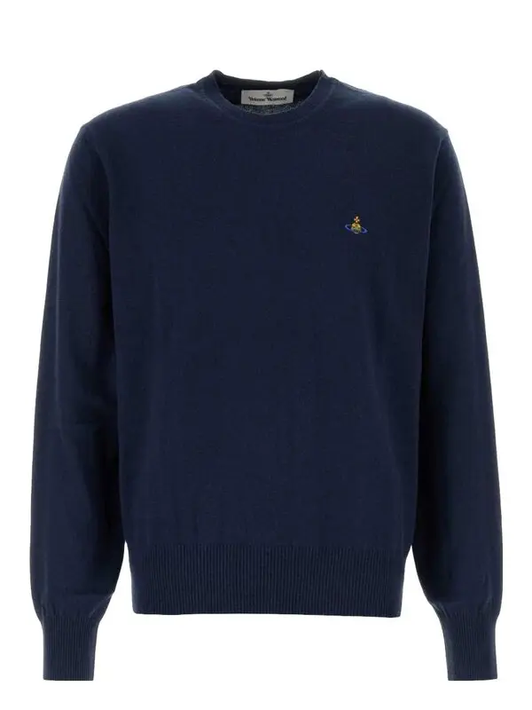 VIVIENNE WESTWOOD Crew Neck Sweater - Blue