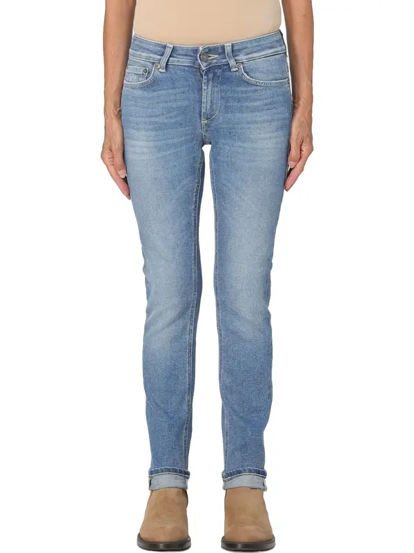 DONDUP Stretch Cotton Denim Jeans - Blue
