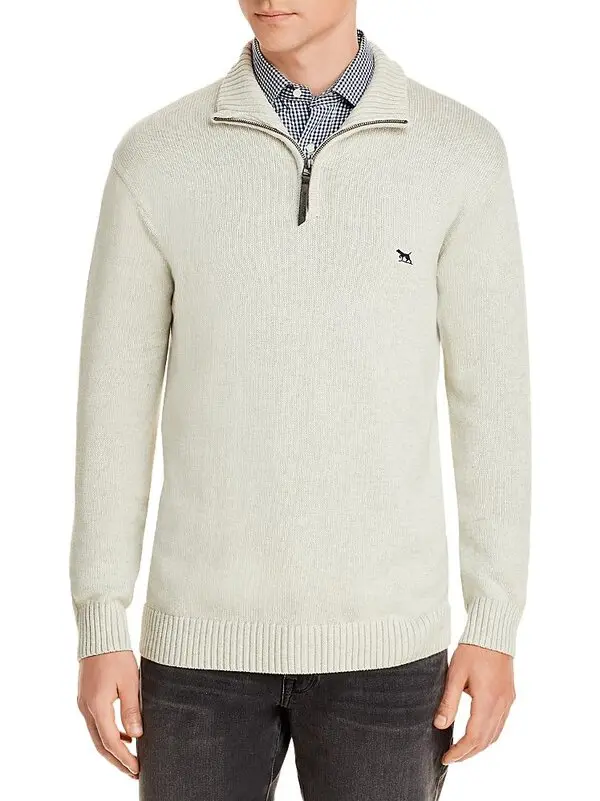 Rodd & Gunn Merrick Bay Quarter-zip Sweater - Ink