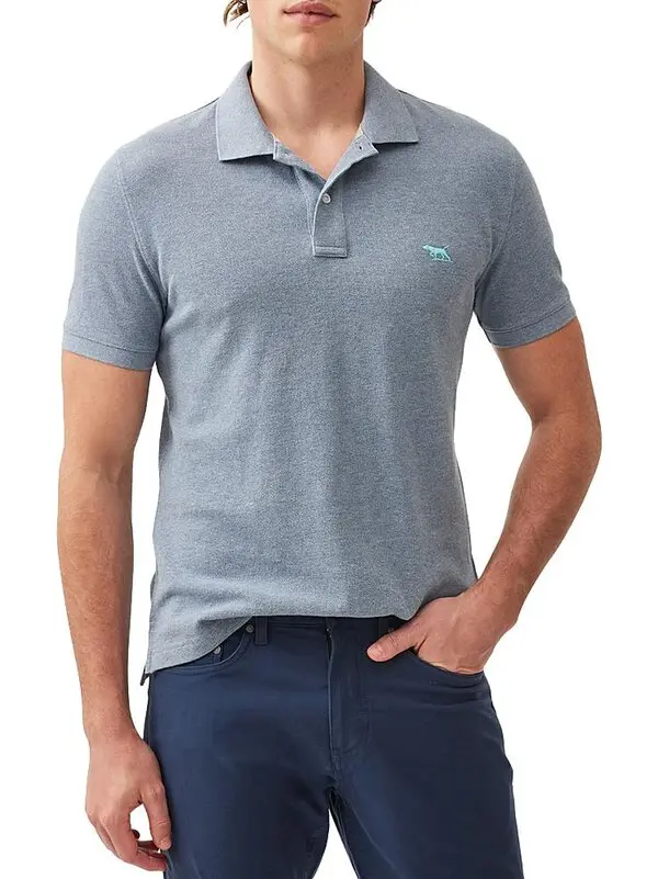 Rodd & Gunn The Gunn Slim Fit Polo Shirt - Steel Blue