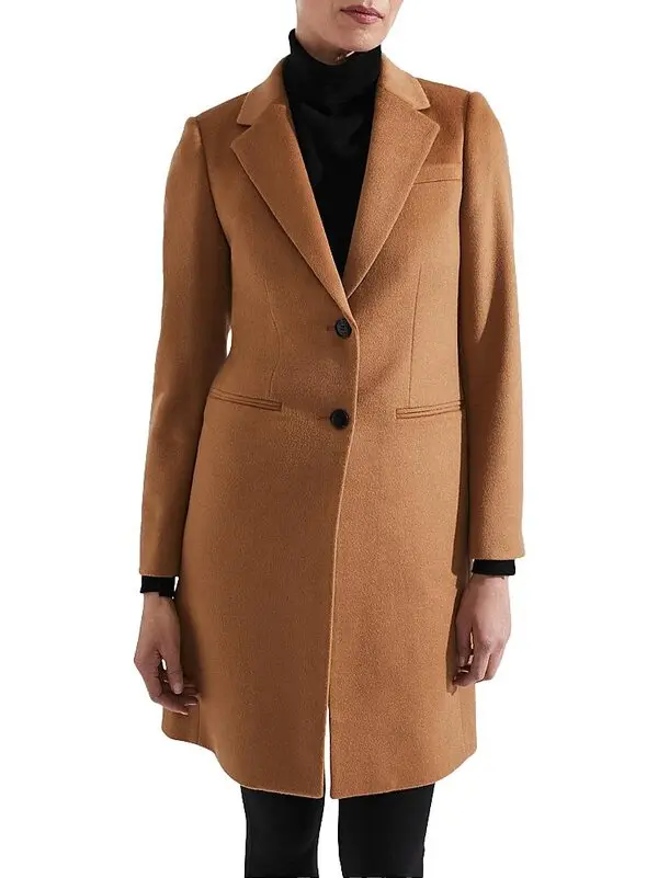 HOBBS LONDON Tilda Wool Coat - Classic Camel