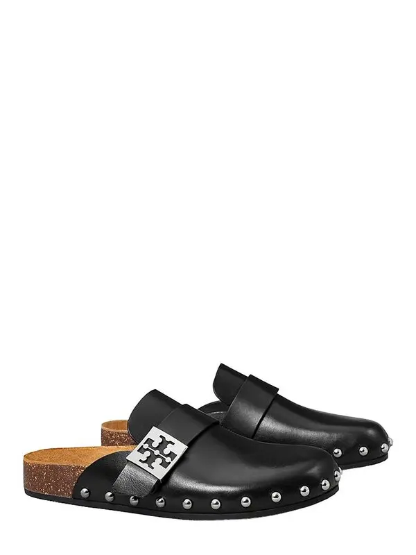 Tory Burch Mellow Studded Mule - Perfect Black