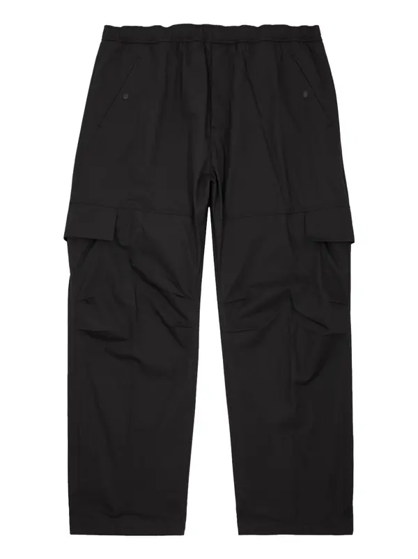 Moncler Cotton Cargo Trousers - Black