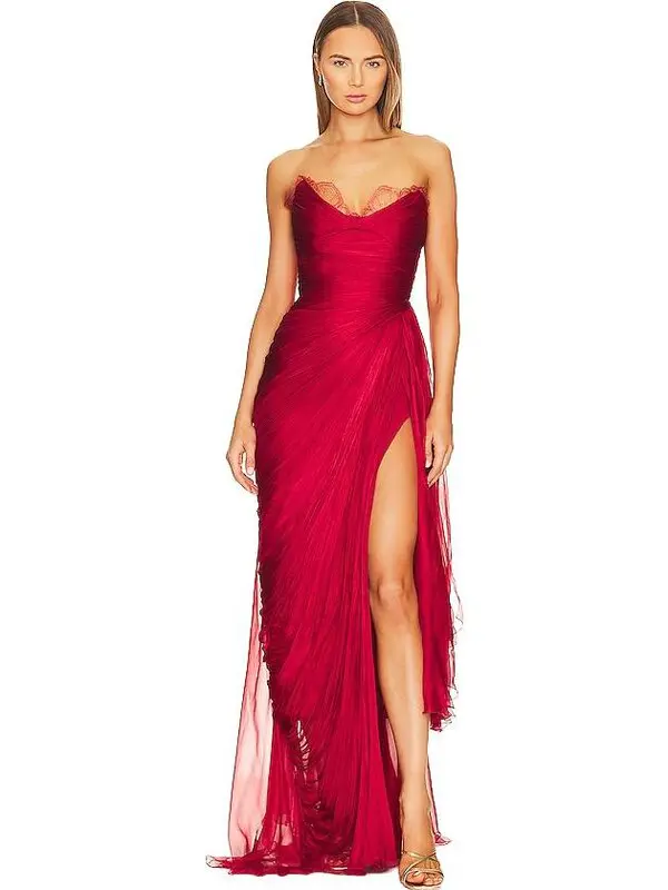 MARIA LUCIA HOHAN Jolie Gown - Salsa