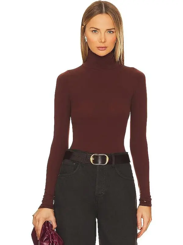 Commando Ballet Turtleneck Bodysuit - Copper