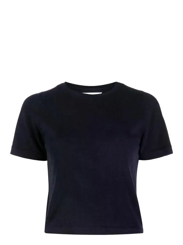 EXTREME CASHMERE X Tina Cropped T-shirt - Blue