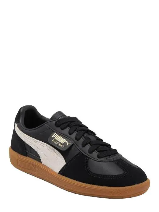 PUMA Palermo Leather Sneaker - Black