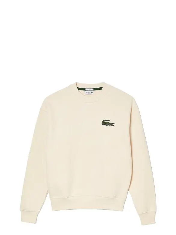 Lacoste Gender Inclusive Loose Fit Crewneck Sweatshirt - Laponie