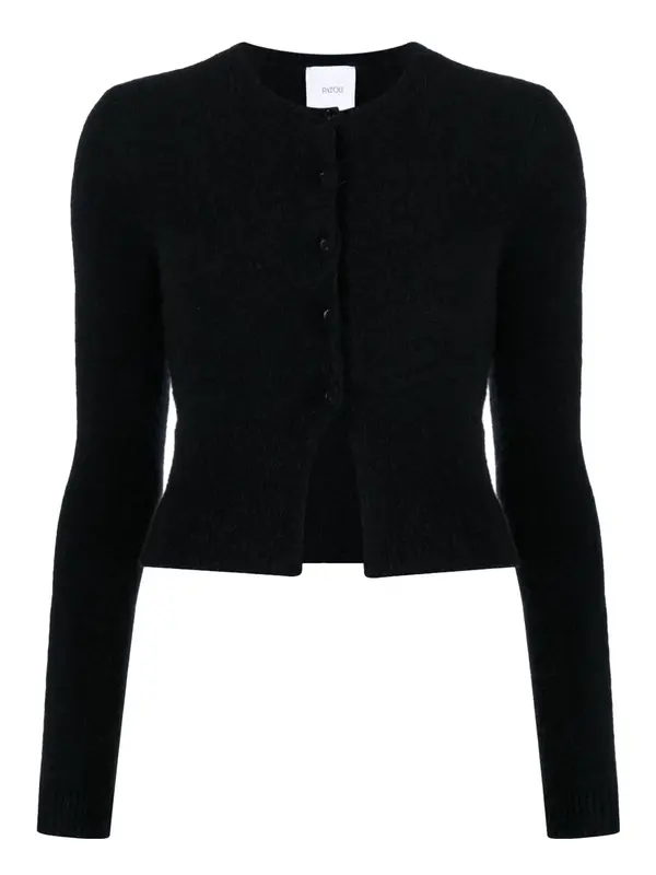 Patou Button-fastening Knit Cardigan - Black