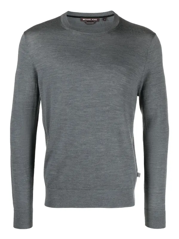 Michael Kors Crew-neck Merino Wool Jumper - Grey