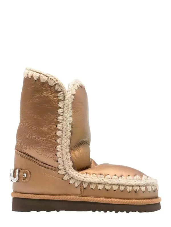Mou Eskimo 24 Rhinestone-embellished Boots - Brown