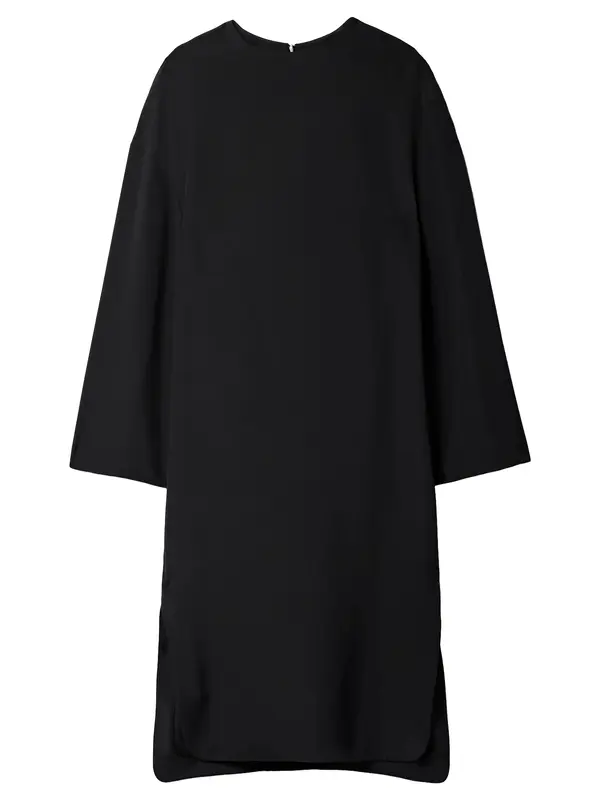 FFORME Sadie Silk-crepe Midi Dress - Black