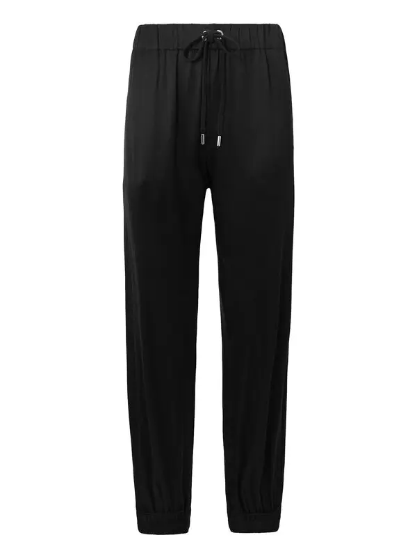 Sasuphi Net Sustain Valentina Duchesse Track Pants - Black