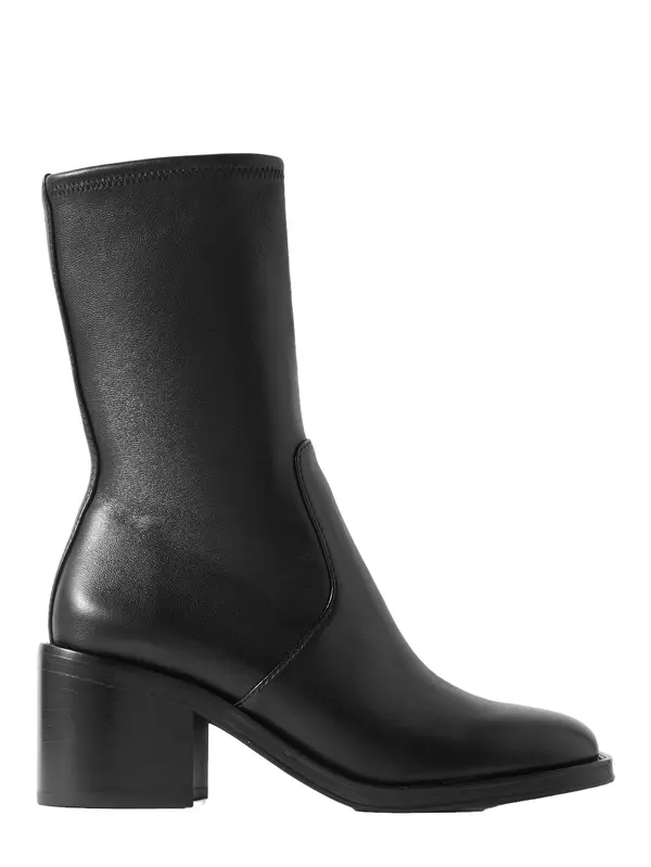 LOEFFLER RANDALL Net Sustain Nolan Leather Boots - Black