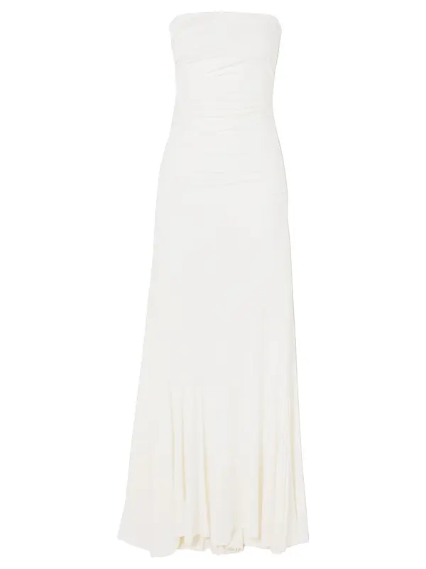 Tove Rayssa Strapless Maxi Dress - White