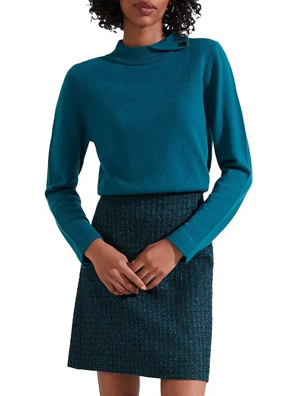 HOBBS LONDON Talia Jumper - Petrol Blue