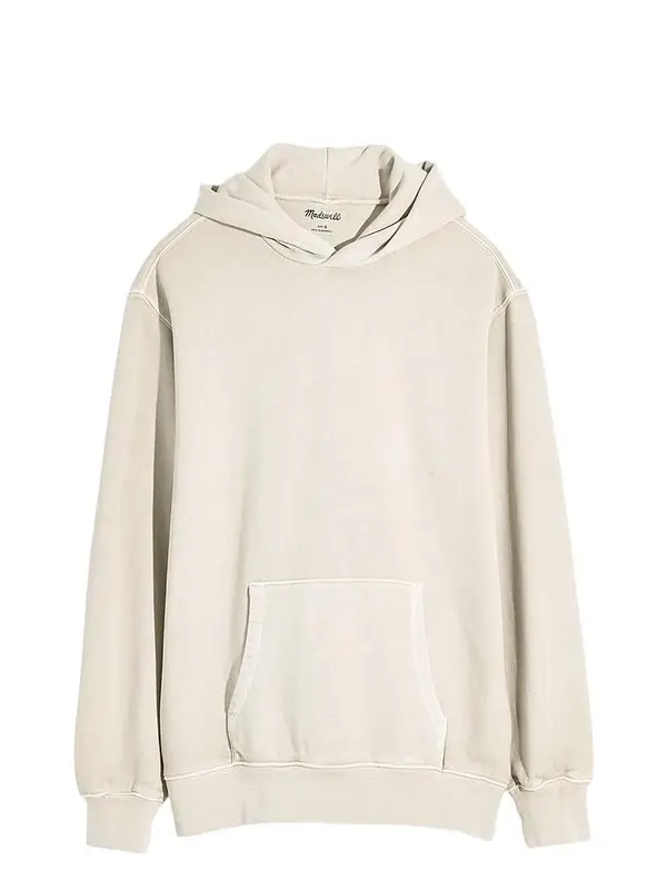 Madewell The Mccarren Midweight Hoodie Sweatshirt - Bleached