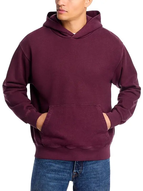 Madewell The Mccarren Midweight Hoodie Sweatshirt - Dark Cranberry