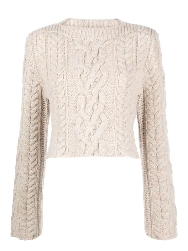 LOW CLASSIC Chunky-knit Wool-blend Jumper - Neutrals